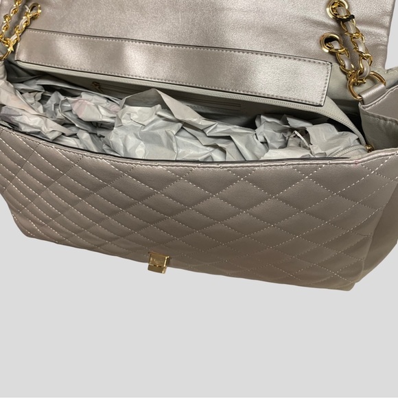 Soulfina | Bags | Soulfina Collection Rhinestone Billion Quilted Turnlock Shoulder Bag Nwt ...